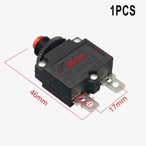Thermal Switch Overcurrent Protector Overload Protector Button 5A/10A ...