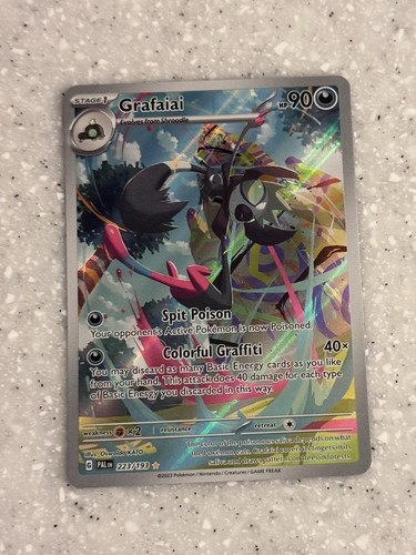 Grafaiai 223/193 Paldea Evolved Illustration Rare Holo Pokemon Card ...