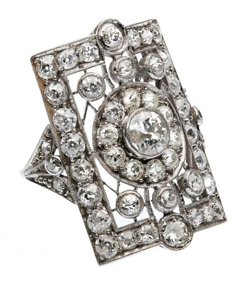 Bezel Set Old European Round Cut 2.35CT Cubic Zirconia Edwardian ...