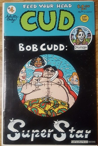 Cud Issue #4 Fantagraphics Books Comic August 1993 Bob Cudd: Super Star ...