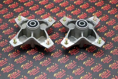2 x NEW front hubs + studs + seals + bearings Yamaha Banshee Warrior ...