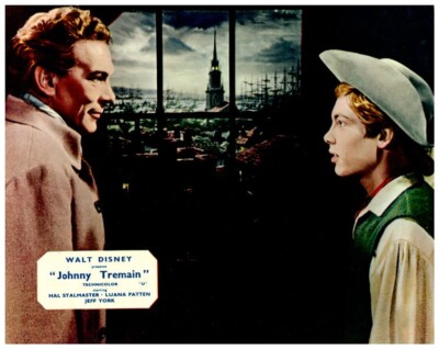 Johnny Tremain Original Lobby Card 1957 Hal Stalmaster Walt Disney | eBay