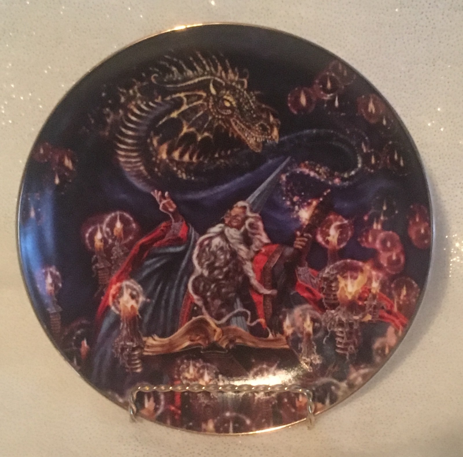 Royal Doulton Myles Pinkney Franklin Mint Summoning of the Dragon Plate ...