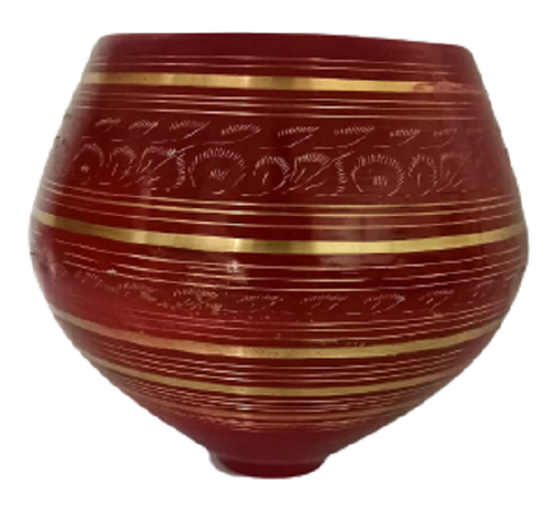 Nuovo Indian Ottone Tabla Shell Convenzionale Forma Khol Shandard ...