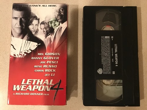 Lethal Weapon 4 (VHS, 1998) Mel Gibson, Danny Glover, Joe Pesci, Jet Li | eBay