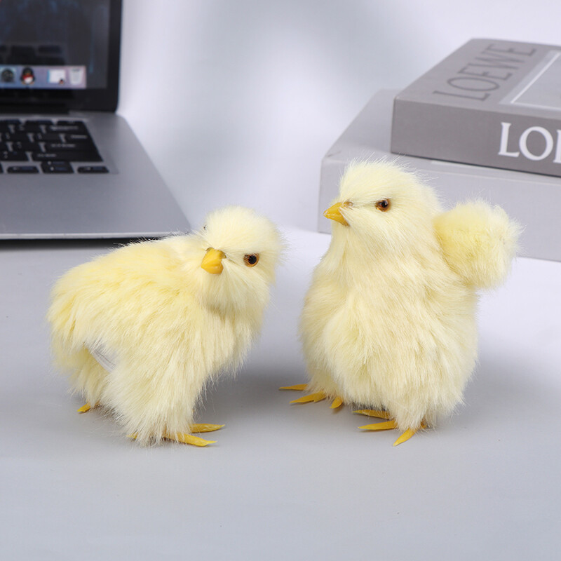 Simulation Chick Toy Chick Ornament Gifts Chicken Model Miniature ...