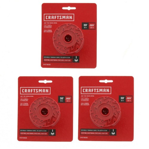 (3) Craftsman Trimmer String Line Replacement Spool .065" ~ NEW ...