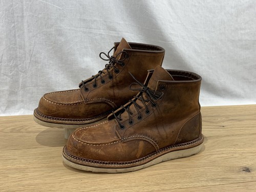 Red Wing Classic 1907 Moc High Cut Brown Leather Boots Men’s Size 10 | eBay