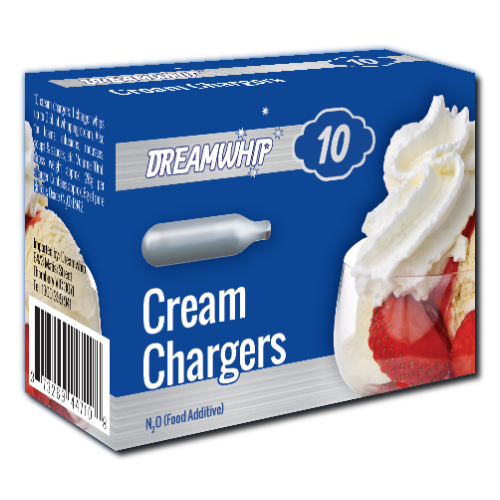 DREAMWHIP WHIPPED CREAM CHARGERS 10 PACK X 20 (200 BULBS) WHIPPER | eBay