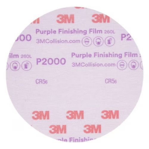 3M 30666 260L Series Finishing Film Abrasive Discs, 6 Inch, P2000 Grit ...
