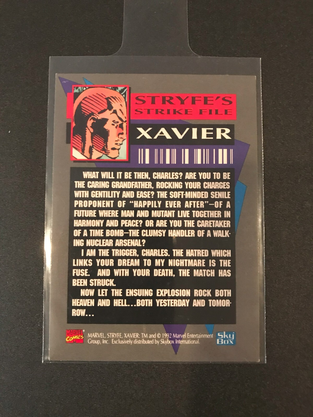 1992 X-Cutioner's Song Stryfe's Strike Files Singles-You Choose-Finish ...