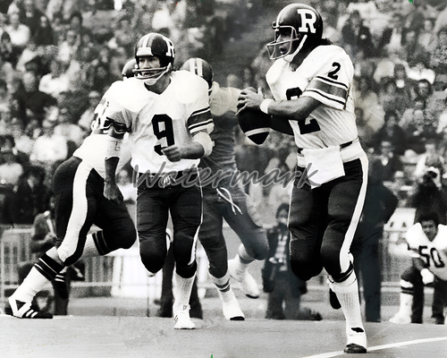 CFL 1976 Ottawa Rough Riders QB Tom Clements Looking Downfield 8 X 10 ...