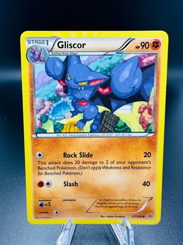 Pokemon TCG - Gliscor 37/108 - Roaring Skies 2015 | eBay