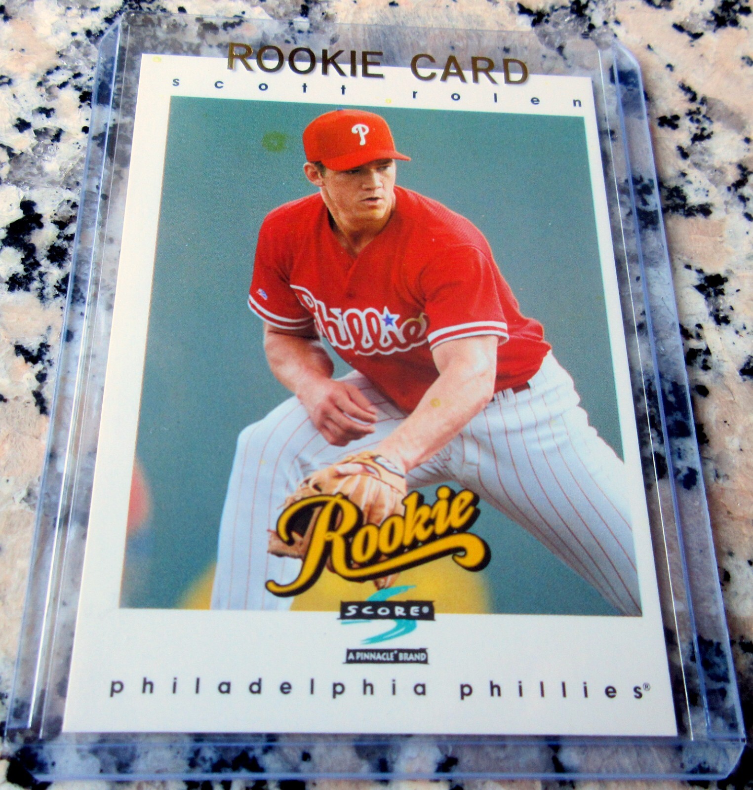 SCOTT ROLEN Score Rookie Card RC Choice Phillies Hall Of Fame HOF WS ...