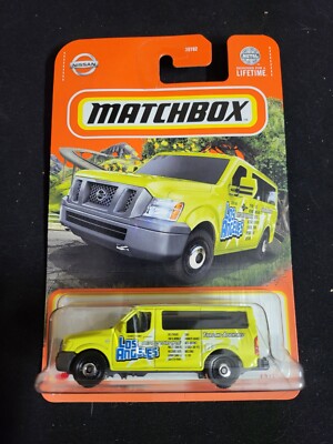 2024 Matchbox 63/100 Nissan NV Van Yellow LOS ANGELES New Near Mint | eBay