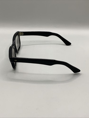 Vintage Victory Eyeglasses 48-22 5 1/2 Black Cat Eye Frames Made In USA ...