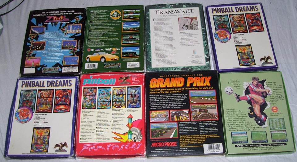 8 x Commodore Amiga A1200 Computer BOXED Games 4 x TESTED OK 4 x ...
