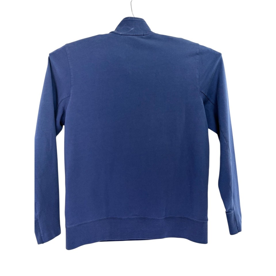 B Draddy / Ridgewood CC Logo Pullover Sweatshirt Blue 1/4 Zip Sz Medium ...
