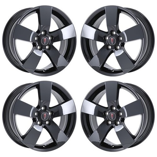19" PONTIAC G8 PVD BLACK CHROME WHEELS-C RIMS FACTORY OEM 6640 EXCHANGE ...