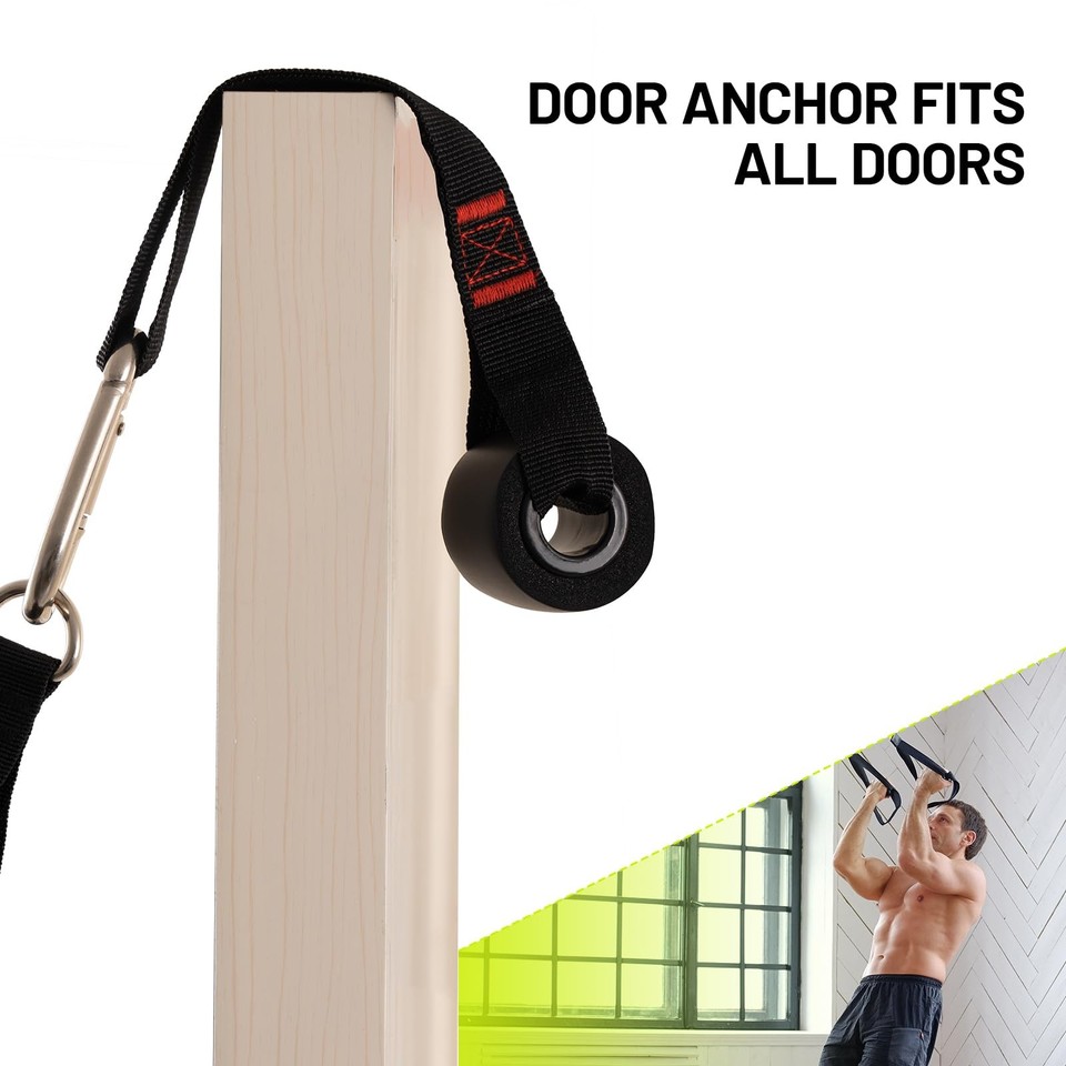 Slim Panda Door Anchor for Resistance Bands Exercises Resistance Bands ...