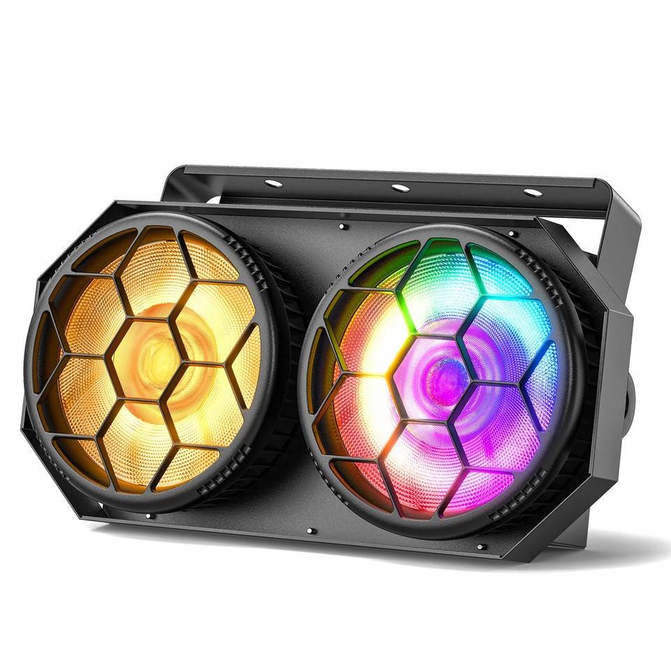 10X 260W COB+RGB LED Stage Par Can Light DMX512 DJ Audience Blinder ...