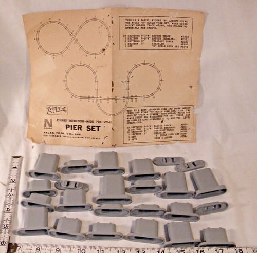ATLAS N SCALE PIER BRIDGE SET BAGGED WITH INSTRUCTIONS | eBay