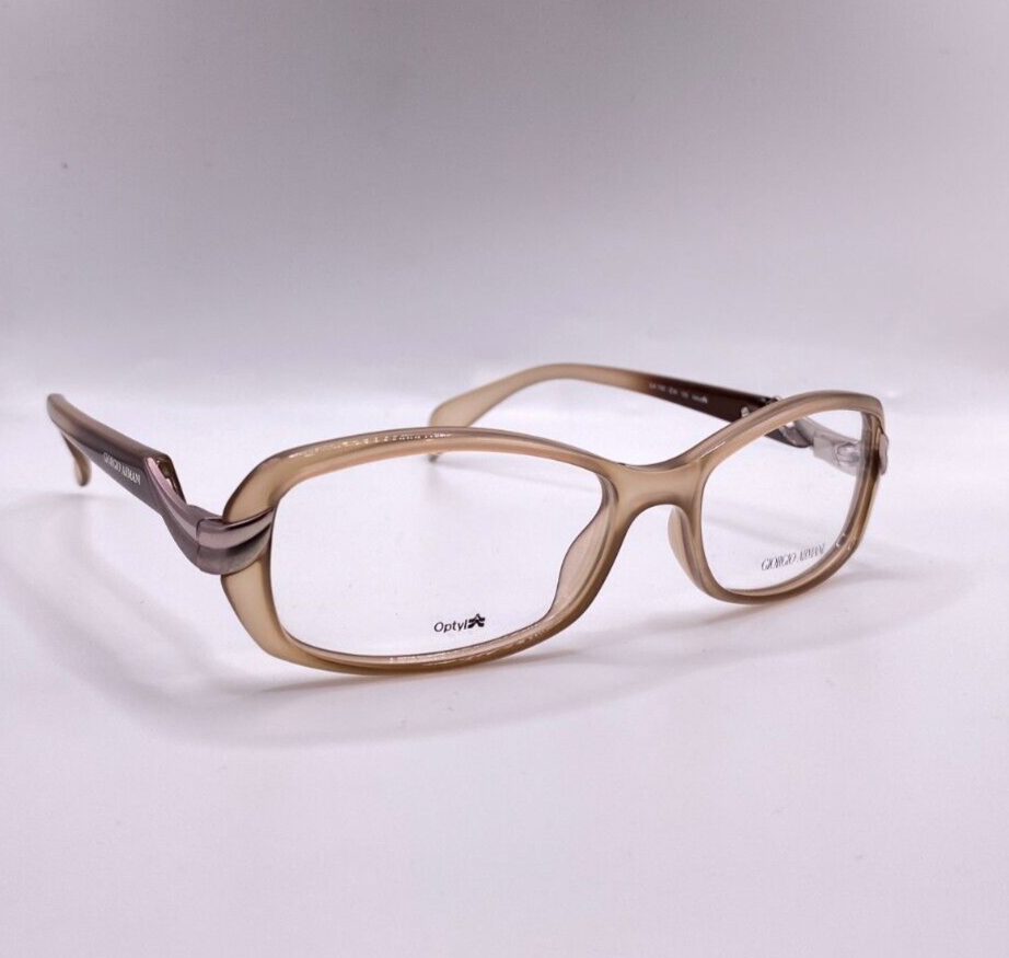 Giorgio Armani GA 795 IZW Beige Plastic Optical Eyeglasses Frame 53-16 ...