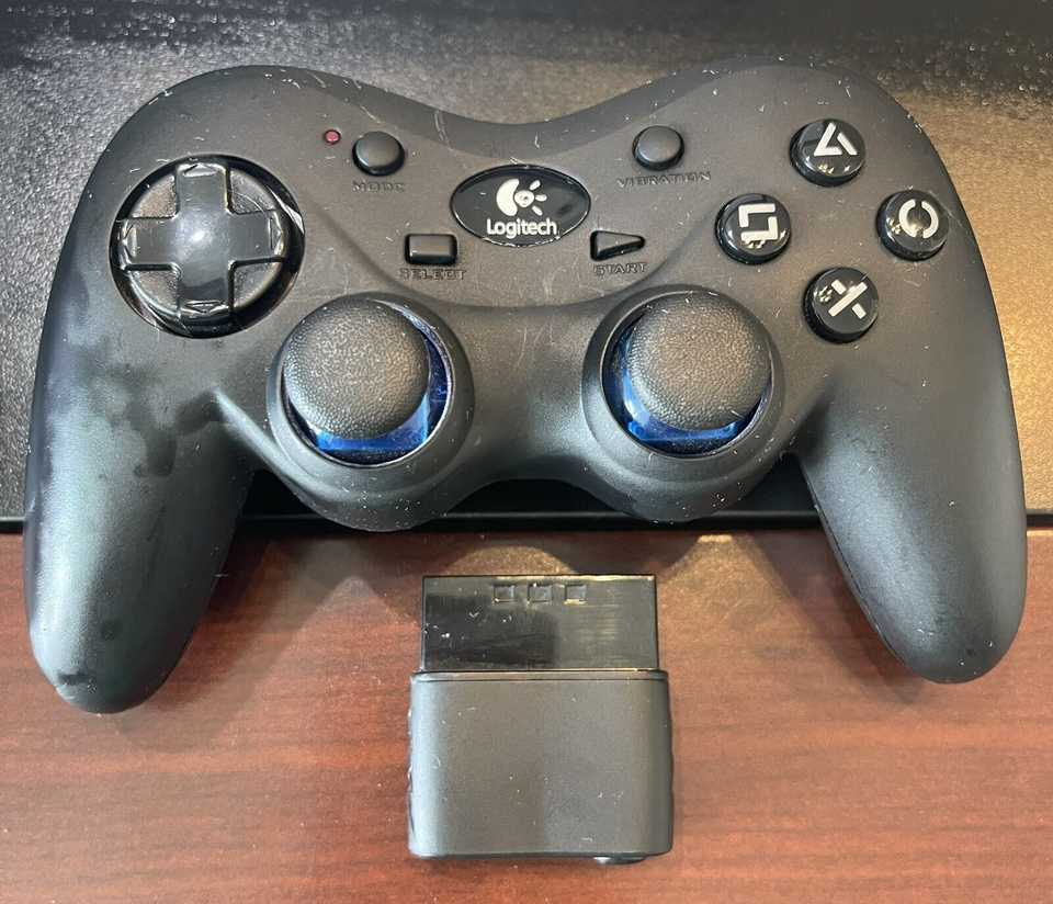 Logitech G-X2D11 PS2 PlayStation 2 Wireless Cordless Action Controller ...