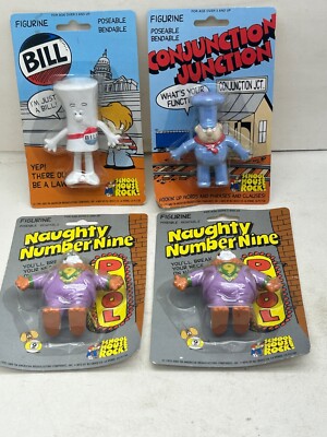 4 SCHOOL HOUSE ROCK BILL CONJUNCTION JUNCTION NAUGHTY NUMBER NINE ...