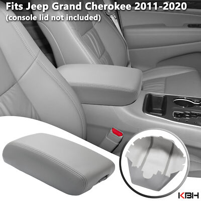 Fits Jeep Grand Cherokee 2011-2020 Middle Console Lid Leather Armrest ...
