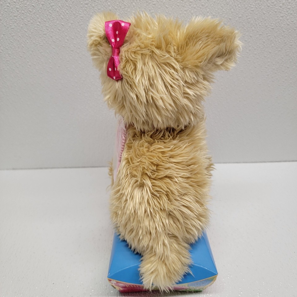 Pucci Pups Couture Dog Pet Light Brown Pomapoo Plush Toy With Comb | eBay