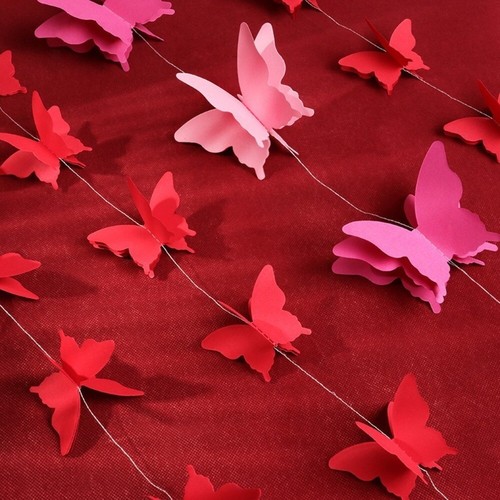 Cute Butterfly String Window Curtains DIY Window Charm Home Decoration ...