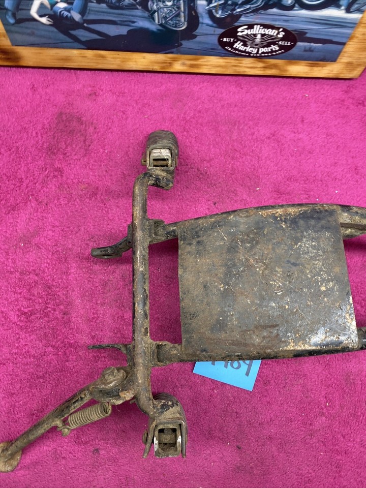 Yamaha frame cradle lower engine mount foot peg bracket kick stand Jt1 ...