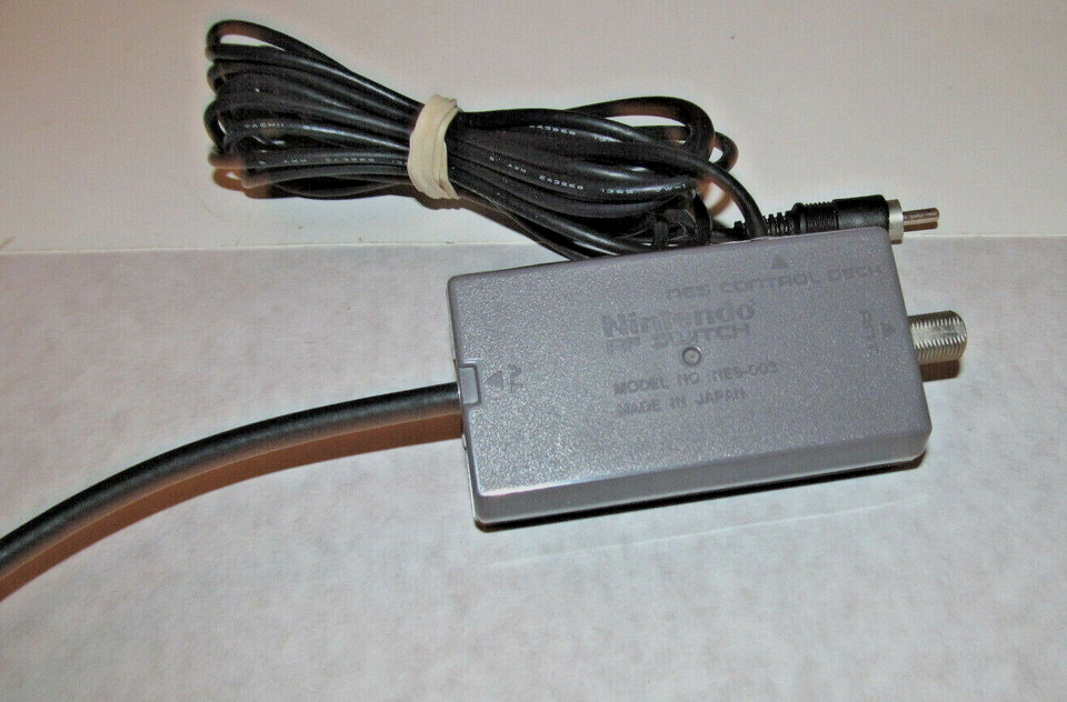 Original Nintendo NES-003 OEM RF AV Switch Cable Cord Super SNES ...