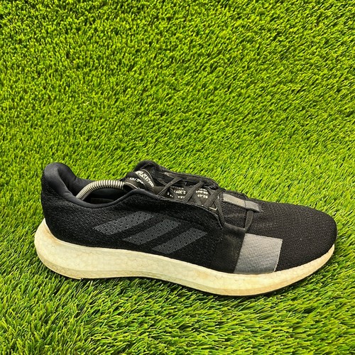 Adidas SenseBoost GO Mens Size 12 Black Athletic Running Walking Shoes ...