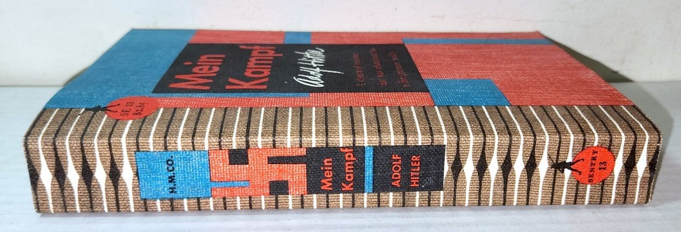 1943 "Mein Kampf" Adolf Hitler Sentry Edition vintage Manheim annotated ...
