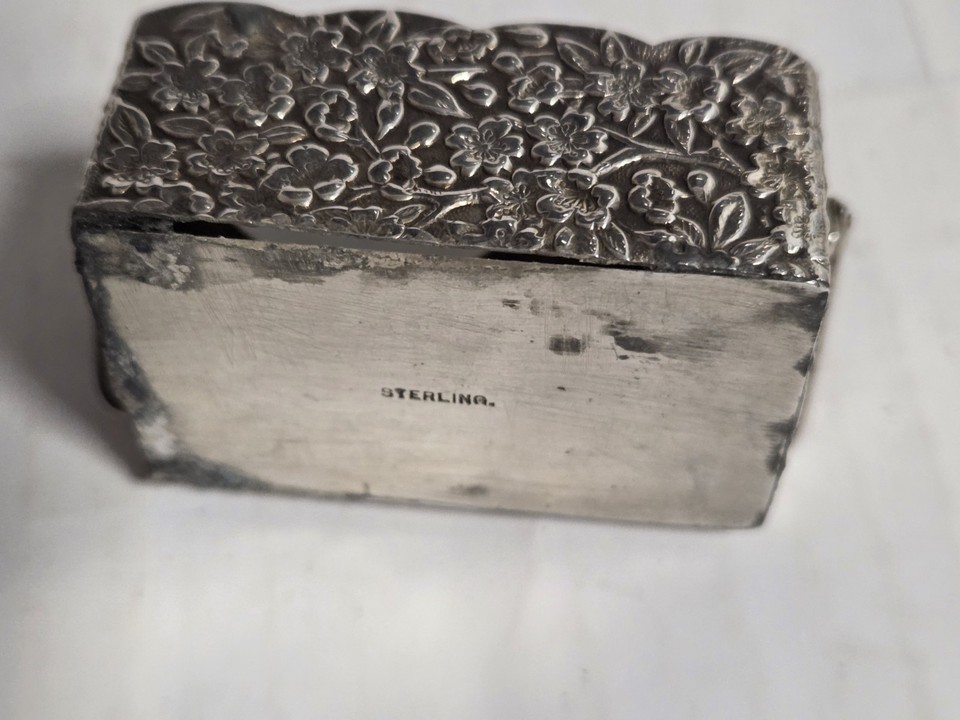 Unusual & Unique Sterling Silver Inkwell & Pounce - Basket Form | eBay UK