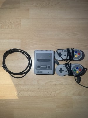 Genuine Nintendo Super SNES Classic Mini Console With 2 Controllers ...