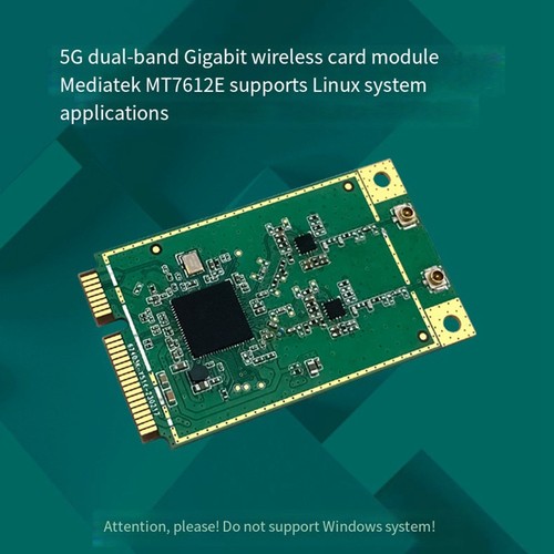 Openwrt MT7612E PCIe WiFi5 5.8G WiFi 7612E WIFI Dual Gigabit Card Linux ...