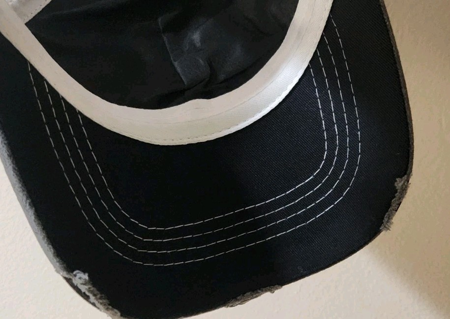 Led Zeppelin Trucker Hats Distressed Cap Black & White Mesh Led ...