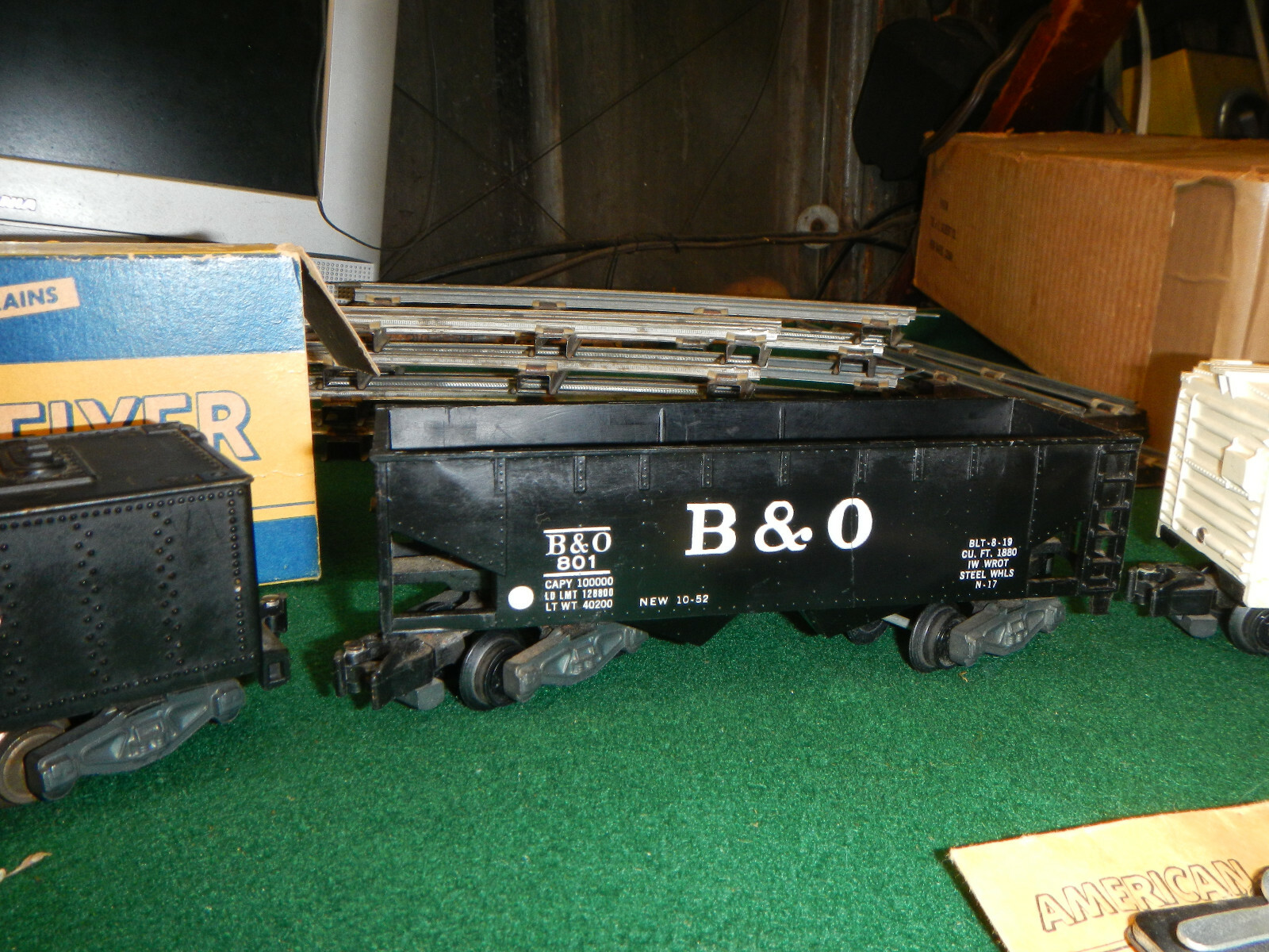 VINTAGE 50'S GILBERT AMERICAN FLYER TRAIN SET #303 Engine Acessories 3/ ...