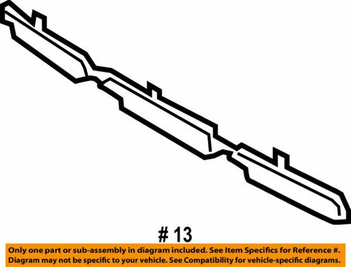 53113-42050 Toyota Grille, radiator, lower no.2 5311342050, New Genuine ...