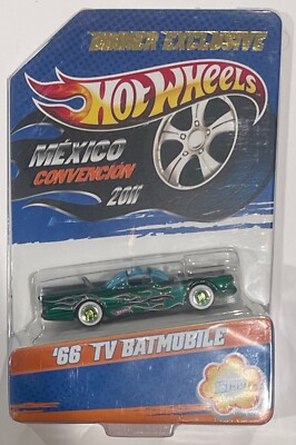 1966 TV BATMOBILE Hot Wheels 2011 Mexico Convention Dinner Exclusive 16 ...