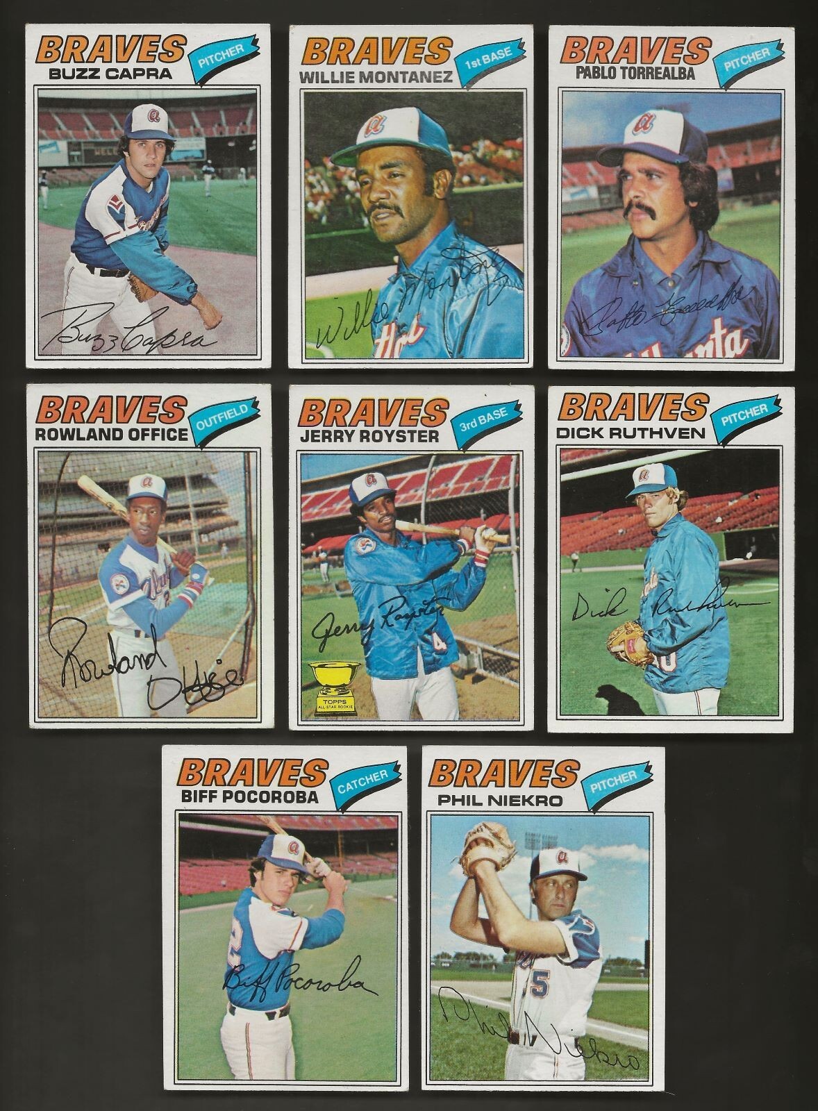 1977 Topps Atlanta Braves Team Set NRMT/MT (25) | eBay