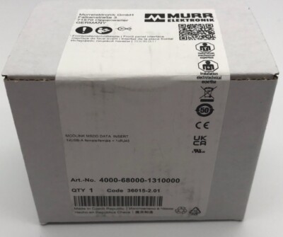 1pc New MURR 4000-68000-1310000 MODLINK MSDD DATA INSERT | eBay
