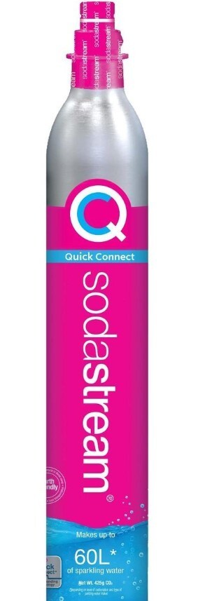 SODASTREAM PINK REFILL SERVICE - CO2 GAS - 425g for YOUR empty cylinder ...