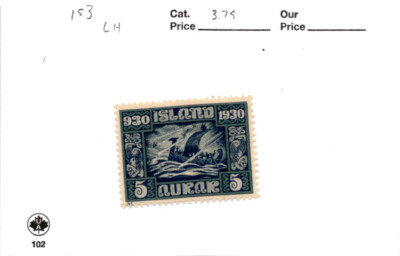 Iceland, Postage Stamp, #153 Mint LH, 1930 Viking (AB) | eBay
