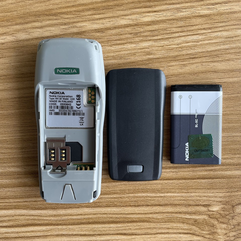 Nokia 1100 Mobile Phone Unlocked GSM900/1800MHz cheap cellphone +1 Year ...