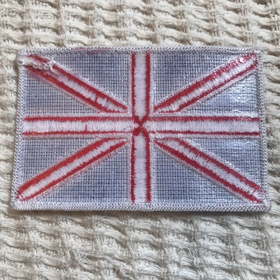 BRITISH FLAG PATCH UNION JACK ENGLAND UK GREAT BRITAIN embroidered iron ...