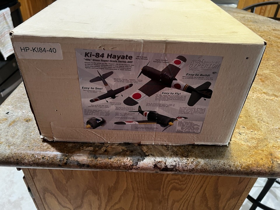 Hyperion Ki-84 Hayate Arf Rc Airplane Kit | eBay